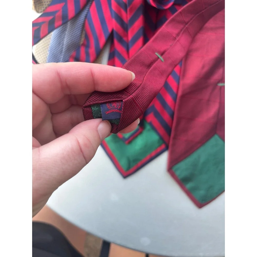 Tommy Hilfiger | Accessories | Tommy Hilfiger Silk Tie Bundle 3pc Red ...